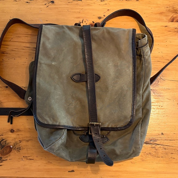 Filson | Bags | Filson Tin Cloth Backpack | Poshmark